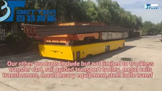 customizable trackless transfer cart with load capacities up to 100 tons and versatile power