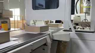 red double door gift box with velvet tray for new year rigid paper clamshell packaging