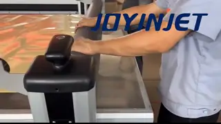 joyinjet jn-b4 flatbed laminator with tilted table design illuminated working surface