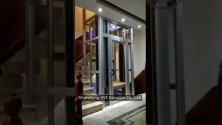 space-saving portal frame home elevator | udem small residential lift