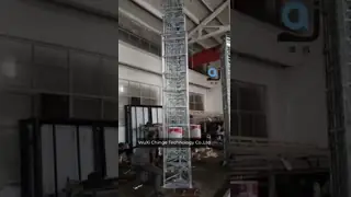 20m retractable hand crank tower cell on wheels tower portable cell station telecom tower