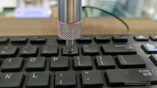 quality control servo control key stoke force tester for load stroke curve test