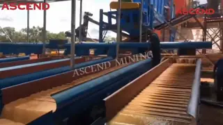 50-100 ton per hour gold shaking table for alluvial gold washing plant