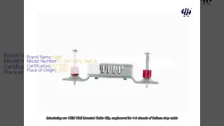 wall mounted 2a pole clamp cable clip for 4 strands 2x5mm drop cable