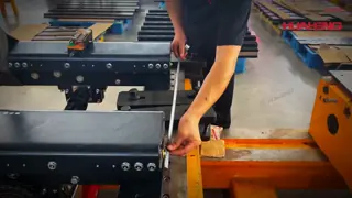 high load bin telescopic fork low deflection bi directional pallet telescopic forks 1500kg