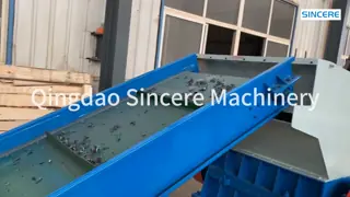 plastic bottle shredder machine crusher auxiliary equipment
