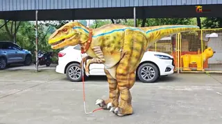 christmas celebration interactive silicone rubber dinosaur costume animatronic