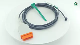 temperature adapter probe for ge marquette 11 pin compatible use with ysi temperature probe