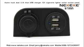 12v-24v marine power socket with dual usb ports and ip68 waterproof rating for boats and cars