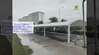 large span enclosed metal sheds shelter 15 - 60 meters  anti corrosion enclosed rv carport