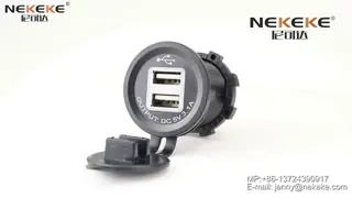 5v 3.1a dual port usb marine power socket adapter waterproof construction