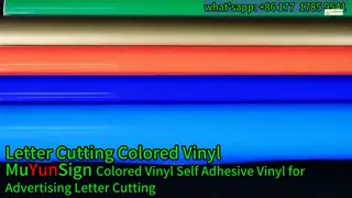 color letter cutting vinyl sticker full color self adhesive vinyl