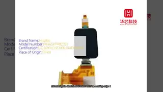 1.65 inch square amoled display panel 348*442 dots 4-wire spi interface driving ic rm69090