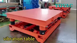 excitation force 30kn industrial vibrating table compaction high frequency vibration shaker table