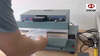duoqi fkr-450 semi-auto table sealing machine for chemical materials and food industry