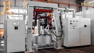 silvery grey low pressure die casting machine high productivity for stainless steel