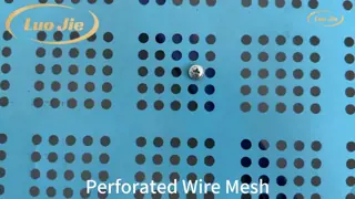 high precision cnc perforated mesh multi hole type for filtration decoration
