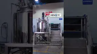 fixed vacuum homogenizer emulsifier 500l for cosmetic cream lotion