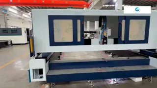 qh-8025fd large format sheet metal laser cutting machine 8000×2500mm