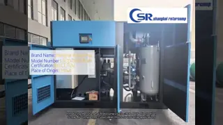 shanghai rotorcomp lgcd-280d b vp direct driven screw air compressor  ideal for industrial