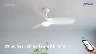 durable plastic ceiling fan with lightweight construction and powerful motor providing effective