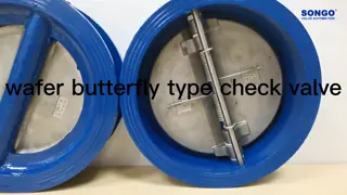 songo ductile iron wafer check valve 8 inch dual plate ss304 disc butterfly type wafer check valve