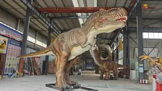 outdoor playground waterproof animatronics dinosaur robotic simulation model