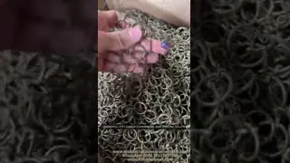 copper chain ring mesh curtains interior drapery 10mm