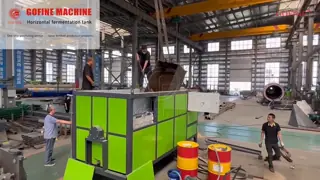 high temperature fecal organic animal manure fermenter