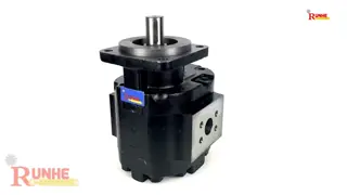 fixed and positive displacement hydraulic gear pump pgp075 series for skid steer loader