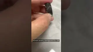 guangdong manufacturer forged carbon fiber wedding bands and carbon fiber jewelry perfect gift