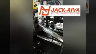 7.5kw telescopic channel roll forming machine concealed 2 folding drawer slide machine