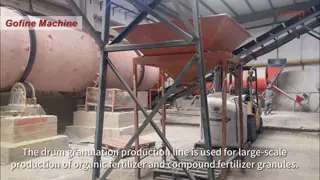 1 ton/h npk granulator organic fertilizer production line compound manufacture plant