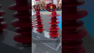 outdoor zinc oxide lightning arrester , 40.5kv hv metal oxide surge arrester