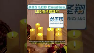 customized led pillar candles cordless flickering electric candles eco friendly