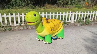 200kg weight capacity dinosaur ride offering roaring sound effects designed for theme parks