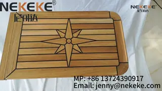 black deck caulking teak folding table top for marine boat yacht rv use
