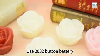 red battery tea candles romantic flameless led tea light 6pcs / 12pcs / 24pcs