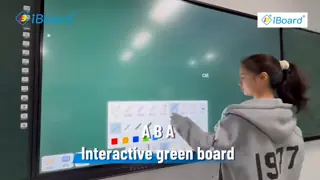 iboard 4k 75 inch interactive flat panel with android pc and foldable boards for education