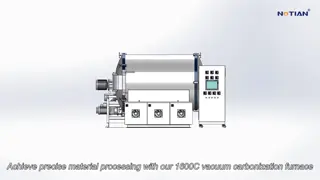 industrial 1600℃ vacuum batch resistance heating furnace for carbon powder