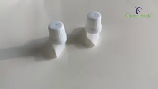 9.6mm plastic spout caps with sealing aluminum foil laundry detergent