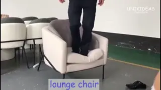 hotel lobby sofa chair lounge single seater sofa chair for living room