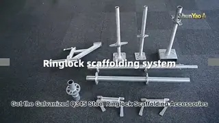 stable hot-dip galvanized series 2500mm ringlock socket support system for large industrial