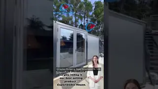 commercial steel frame container house expandable with efficient space