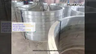 rolled ring forgings used in aerospace industry 7075 t6 aluminum forging parts