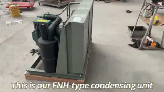 high quality semi-enclosed air-cooled condensing unit for cold room