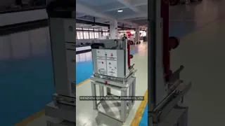 high votage indoor vacuum 3 phase circuit breaker with permanent magnet actuator