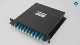 1u 8ch dwdm mux/demux with monitor port dual fiber lc lgx rack solution