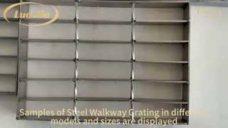 high load welded steel grating g325/30/100 anti slip for industrial platforms