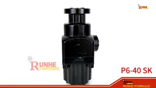 hydraulic radial piston pump iso flange p6-40 sk for construction vehicles
